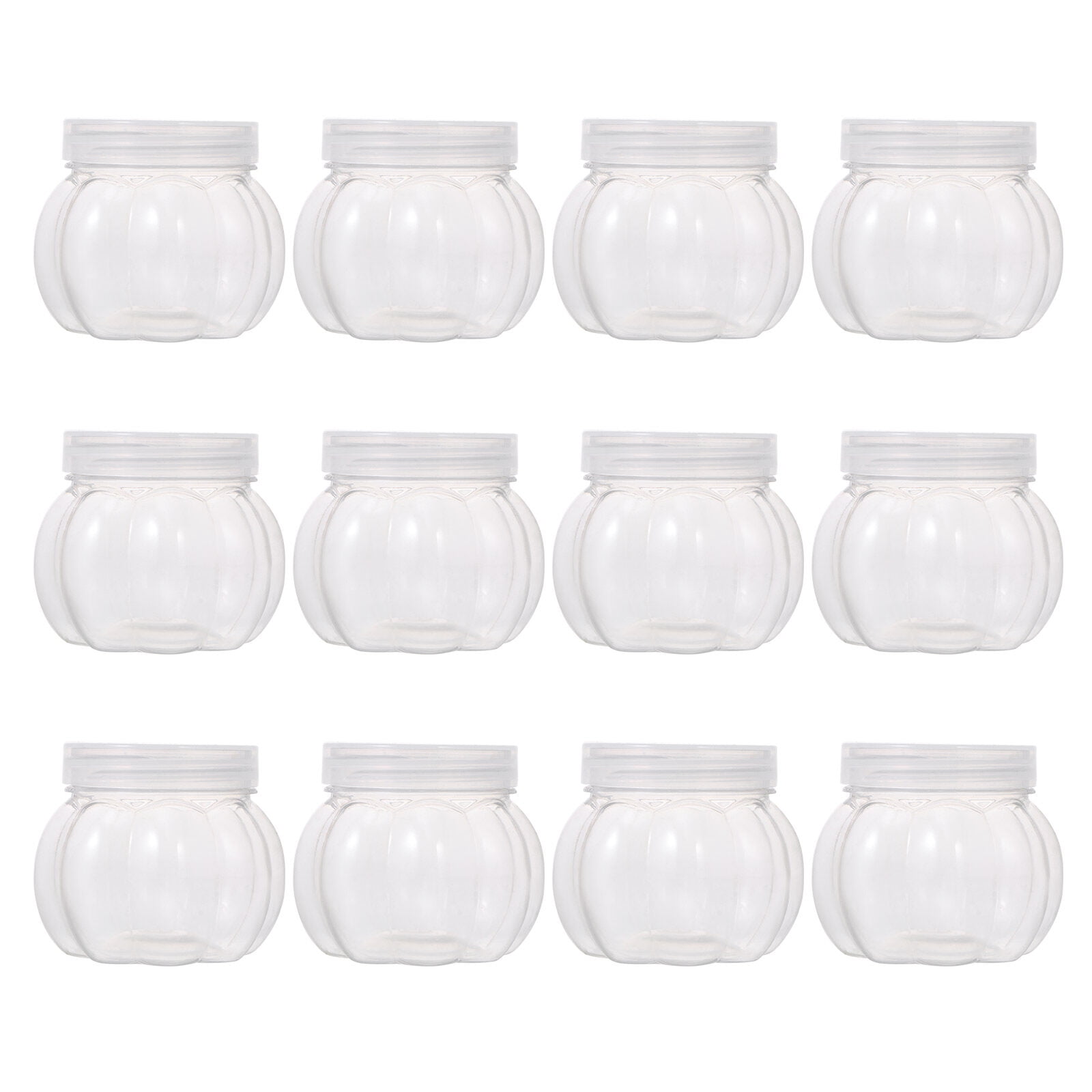BESTYASH 12Pcs Transparent Jam Holders with Airtight Seal for Storage ...