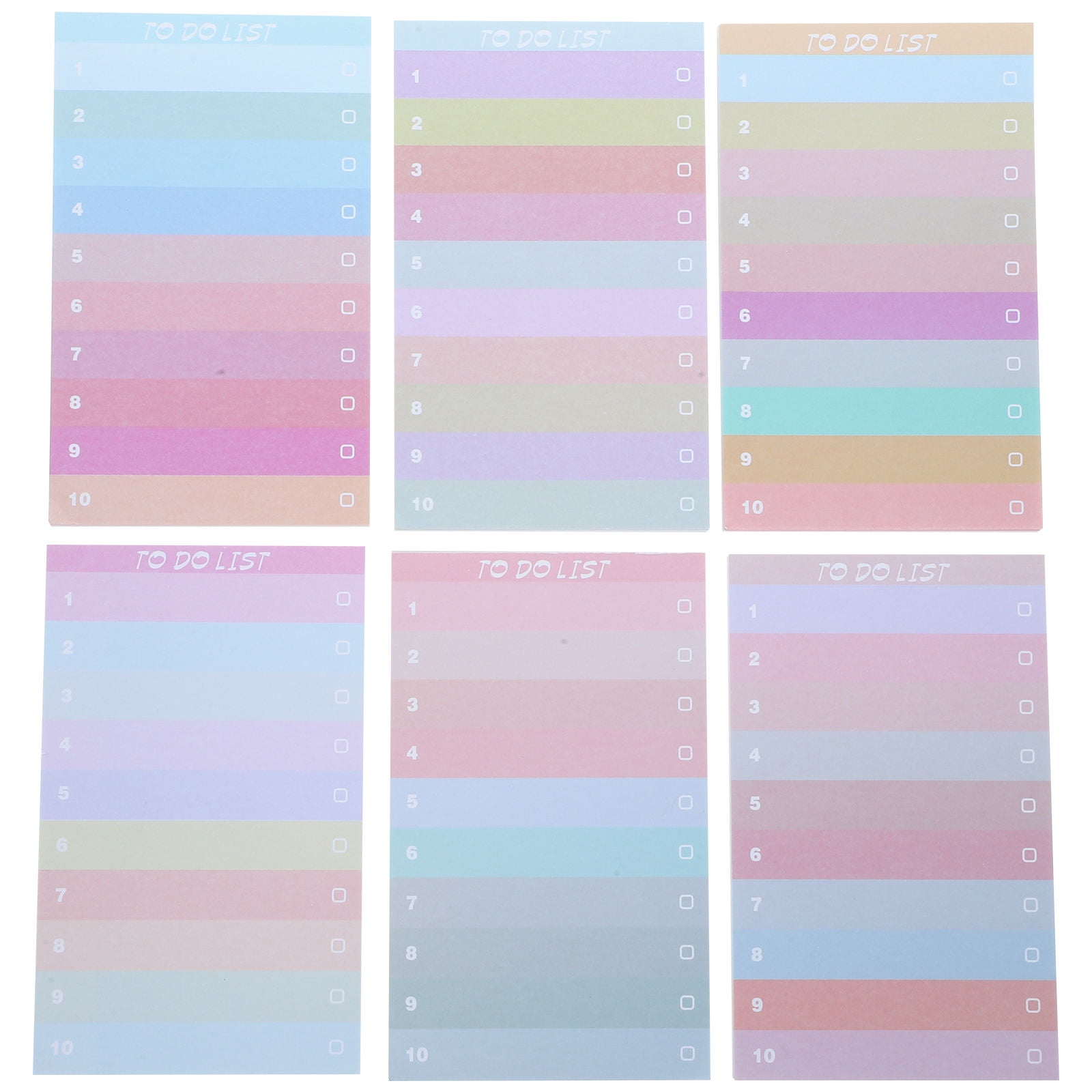 BESTYASH 12Pcs Work Schedule Planner Weekly Notepad Assorted Color for ...