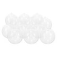 BESTYASH 12pcs Empty Ornament Ball Transparent PS Fillable Decorative ...