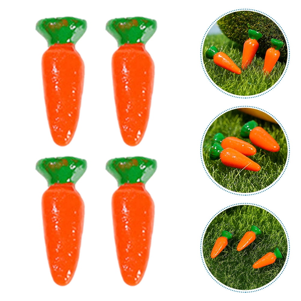 BESTYASH 12Pcs Faux Carrots Realistic Orange Carrot Decor for ...