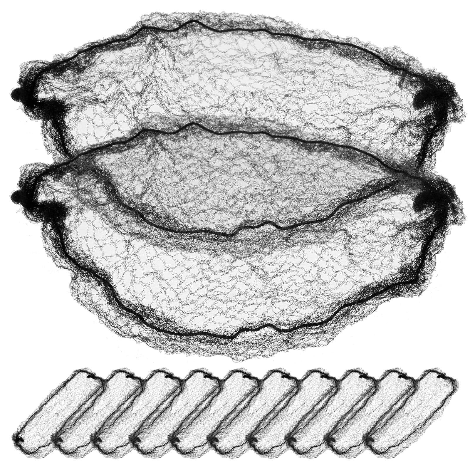 BESTYASH 150Pcs Hairnets for Buns Black Elastic Hair Bun Holder Ideal ...