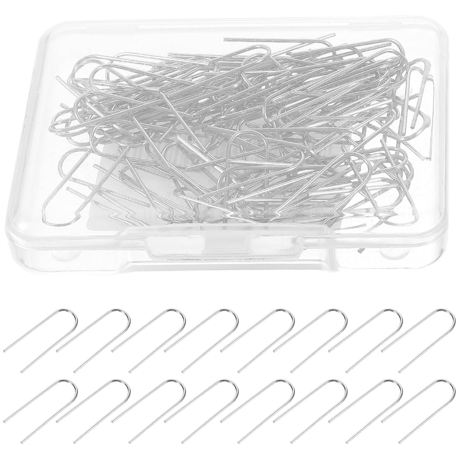 BESTYASH 150Pcs Nichrome U Shaped Hook Silver Metal Wire for Ceramic ...