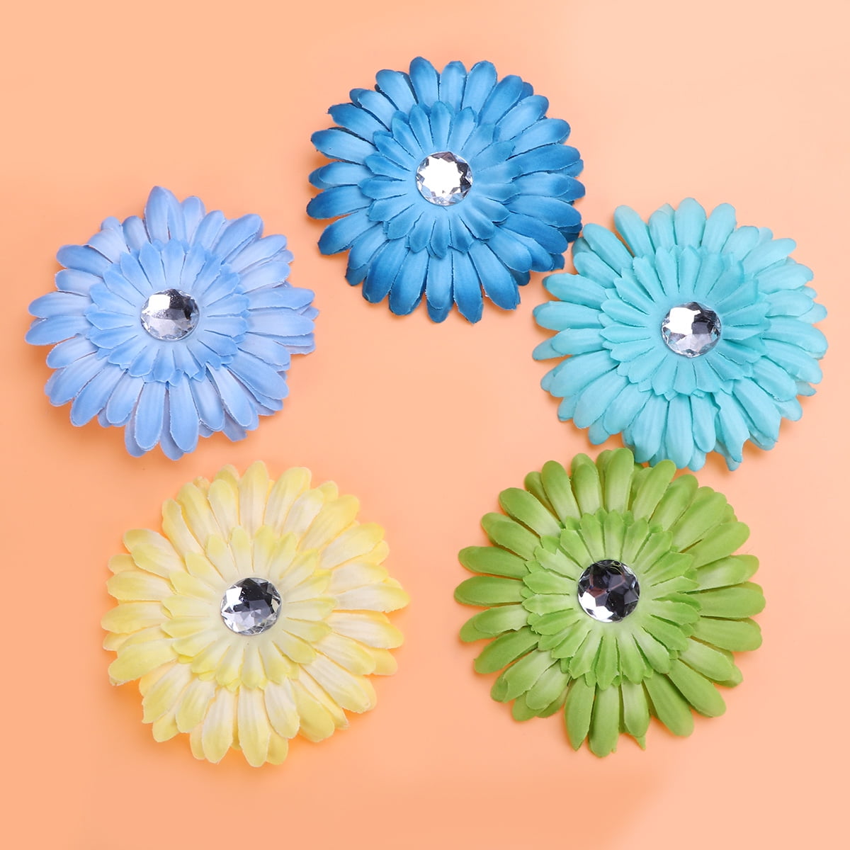 BESTYASH 15Pcs Crystal Flower Hair Pins Simple and Beautiful Assorted ...