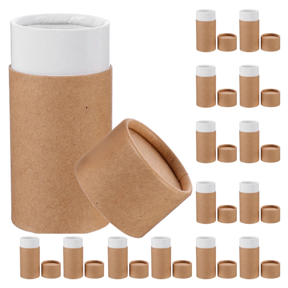 BESTYASH 15Pcs Rustic Light Brown Cylinder Box for Home Storage and ...