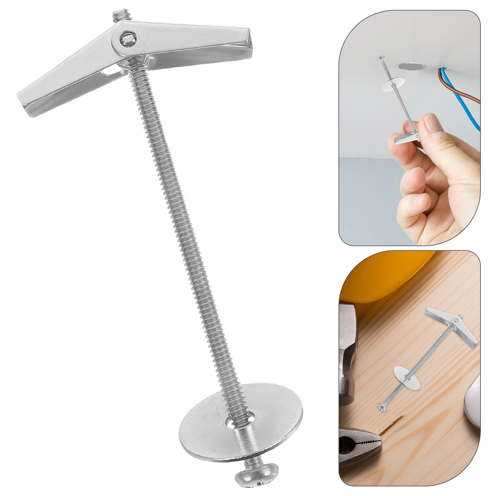 BESTYASH 15Sets Heavy Duty Toggle Bolts and Wing Nut Anchors Carbon ...