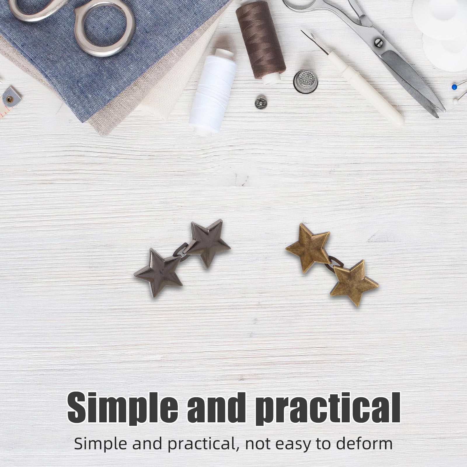 BESTYASH 16 Pairs Clothes Waist Tightener Adjustable Star Shape ...