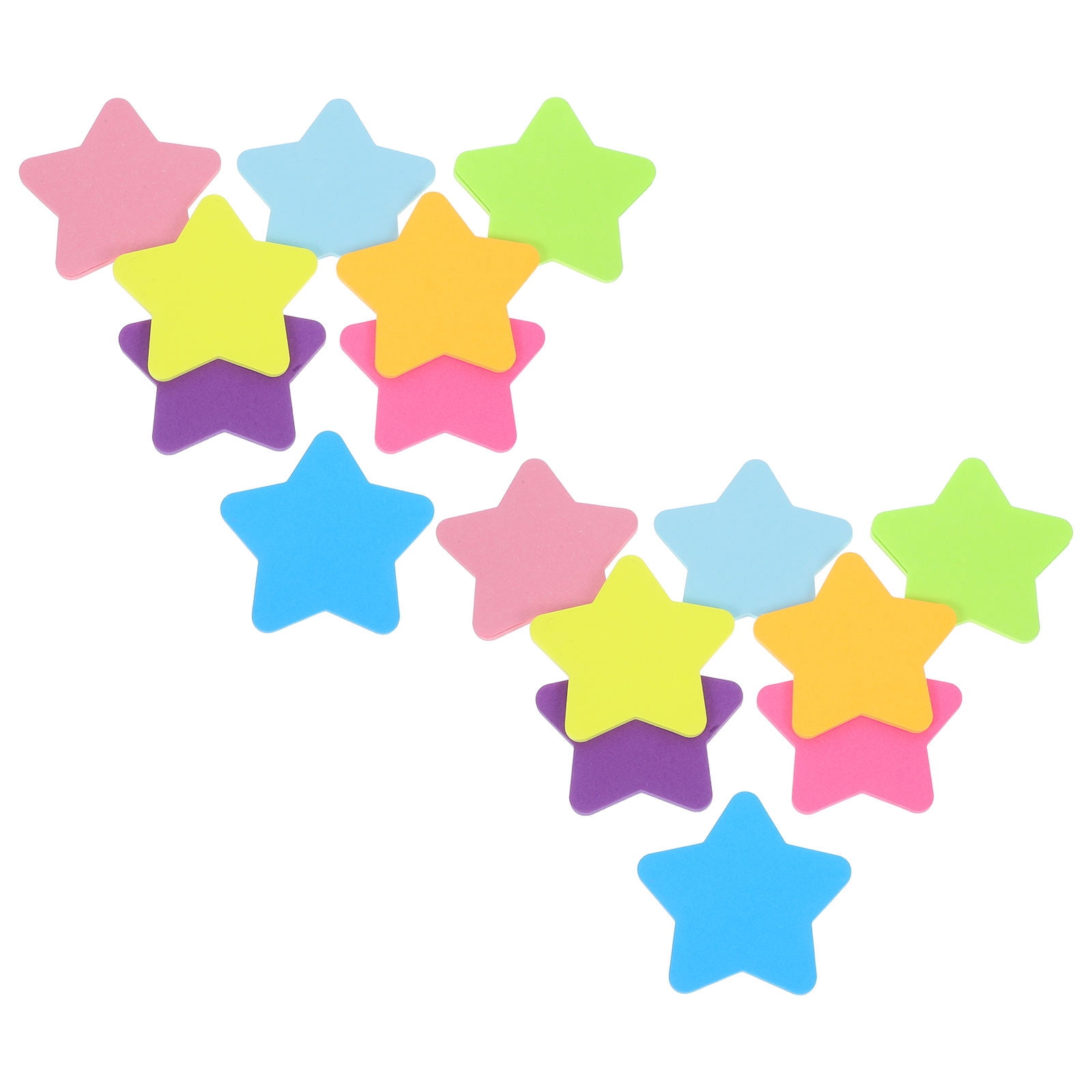 BESTYASH 16pcs Daily Planner Journal Star Shaped Self Stick Memo Notes ...