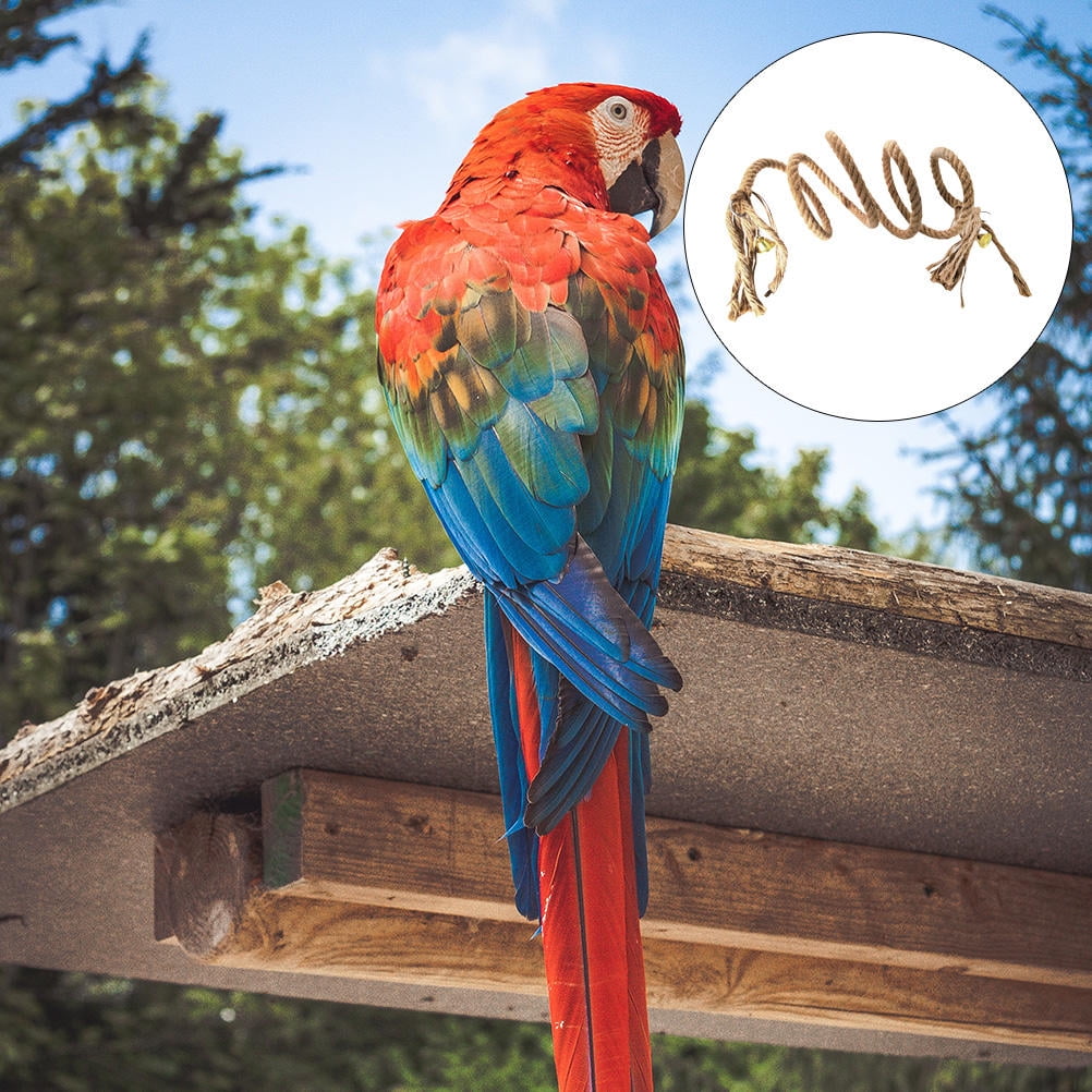 BESTYASH 1PC Hanging Large Parrot Toys Climbing Toy Yellow For Gray ...