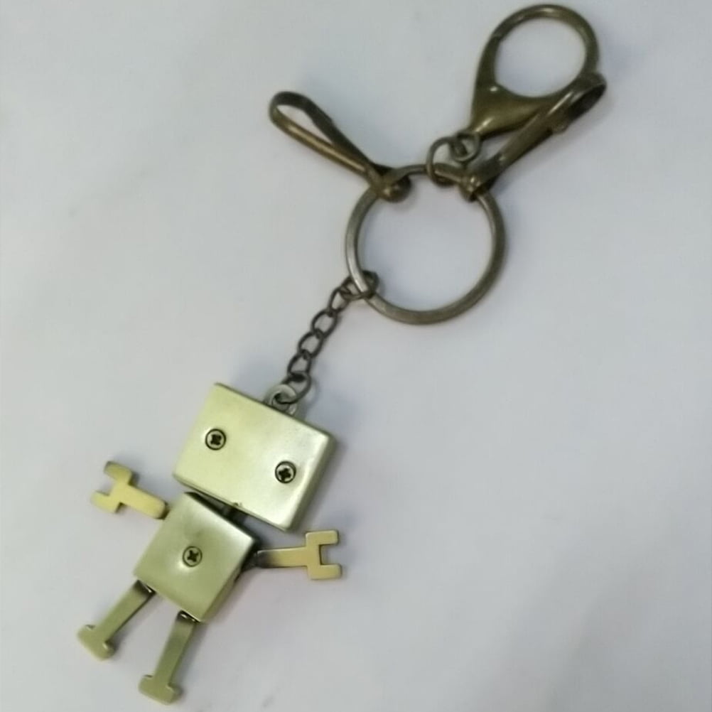 BESTYASH 1Pack Cute Keychains Metal Decoration Robot Shape for Bags ...