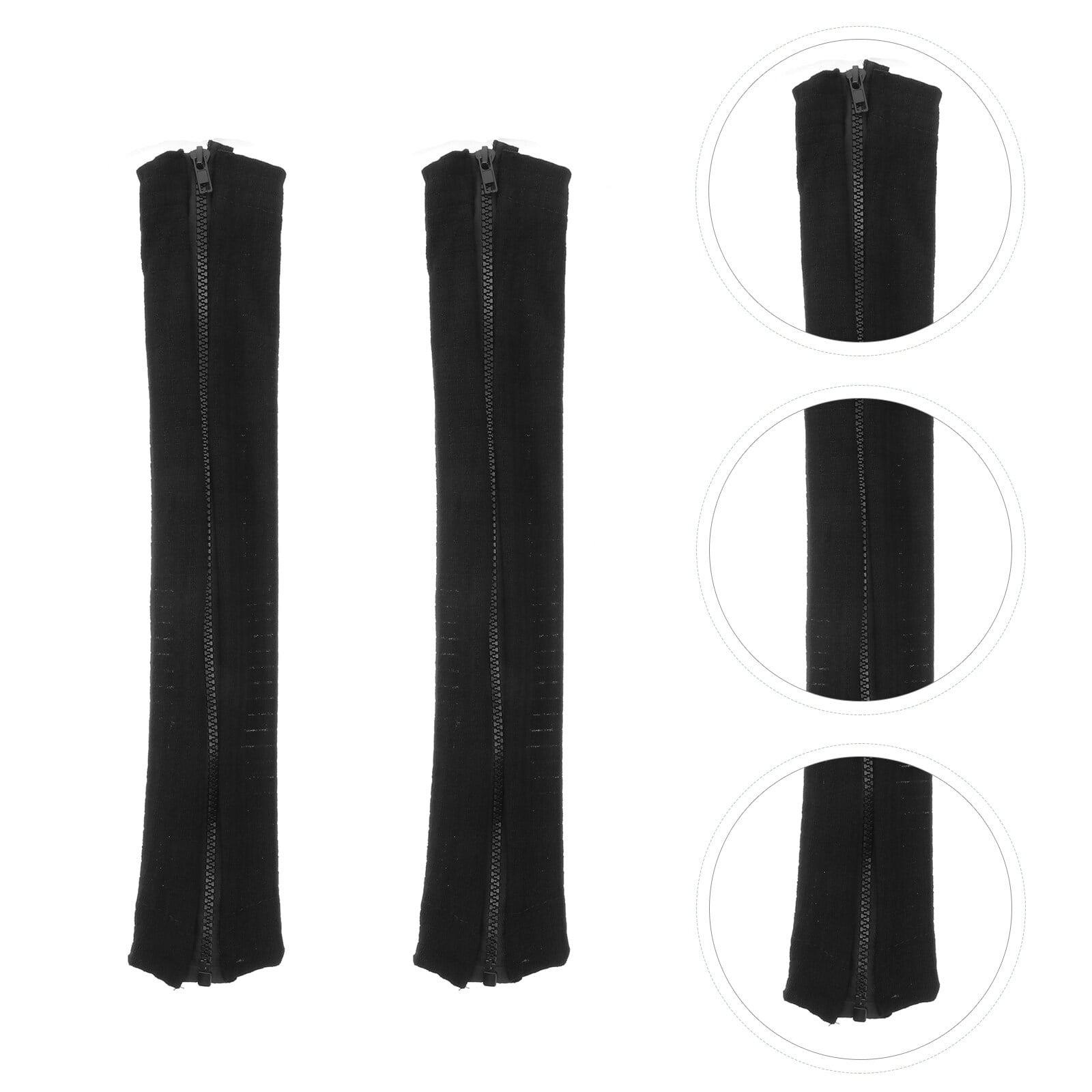 BESTYASH 1Pair Office Chair Armrest Cover Black Soft Chair Elbow ...