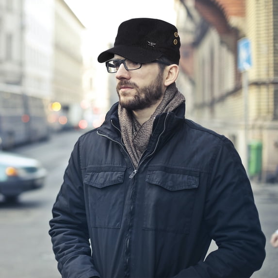 BESTYASH 1Pc Casual Black Baseball Cap for Man Flat Top Design Perfect ...