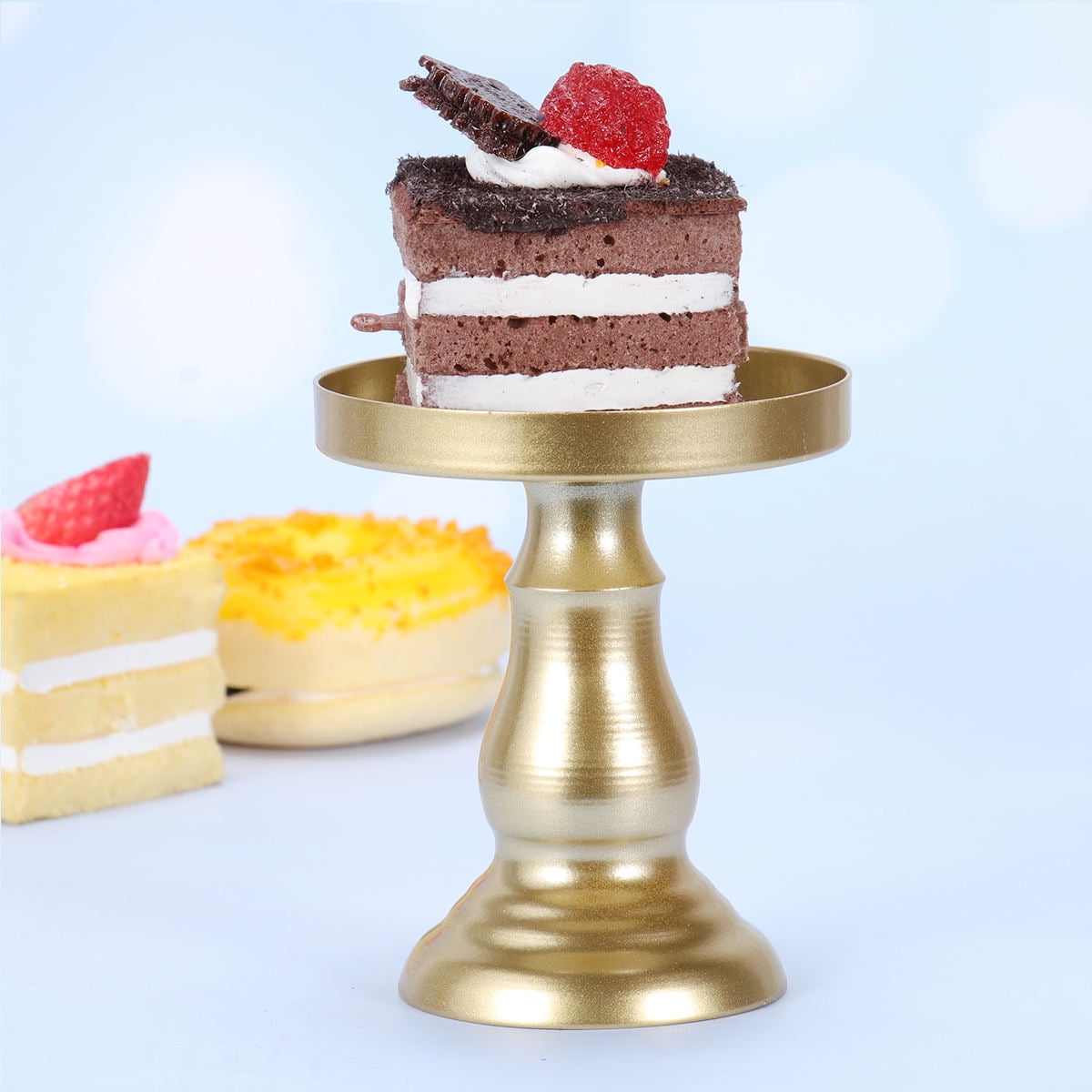 BESTYASH 1Pc Delicate Snack Stand Golden Metal for Bakery Restaurant ...