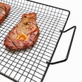 BESTYASH 1Pc Durable Metal Bbq Rack Black Stainless Steel Cooking Grid ...