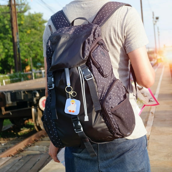 BESTYASH 1Pc Mini Pouch Keychain PVC Blue Cartoon Design for Outdoor ...