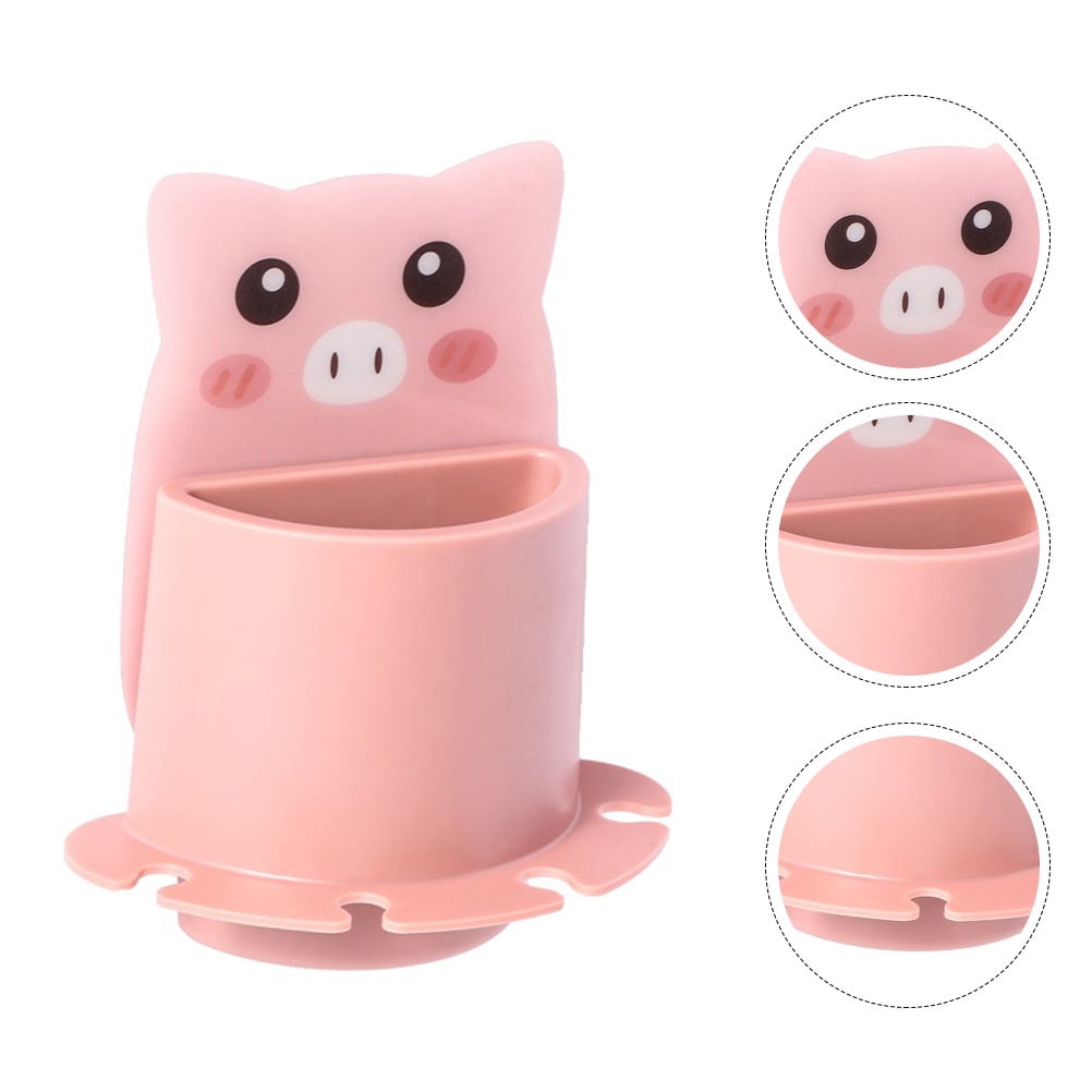 BESTYASH 1Pc Pink Multifunctional Bathroom Storage Rack Wall Mounted ...