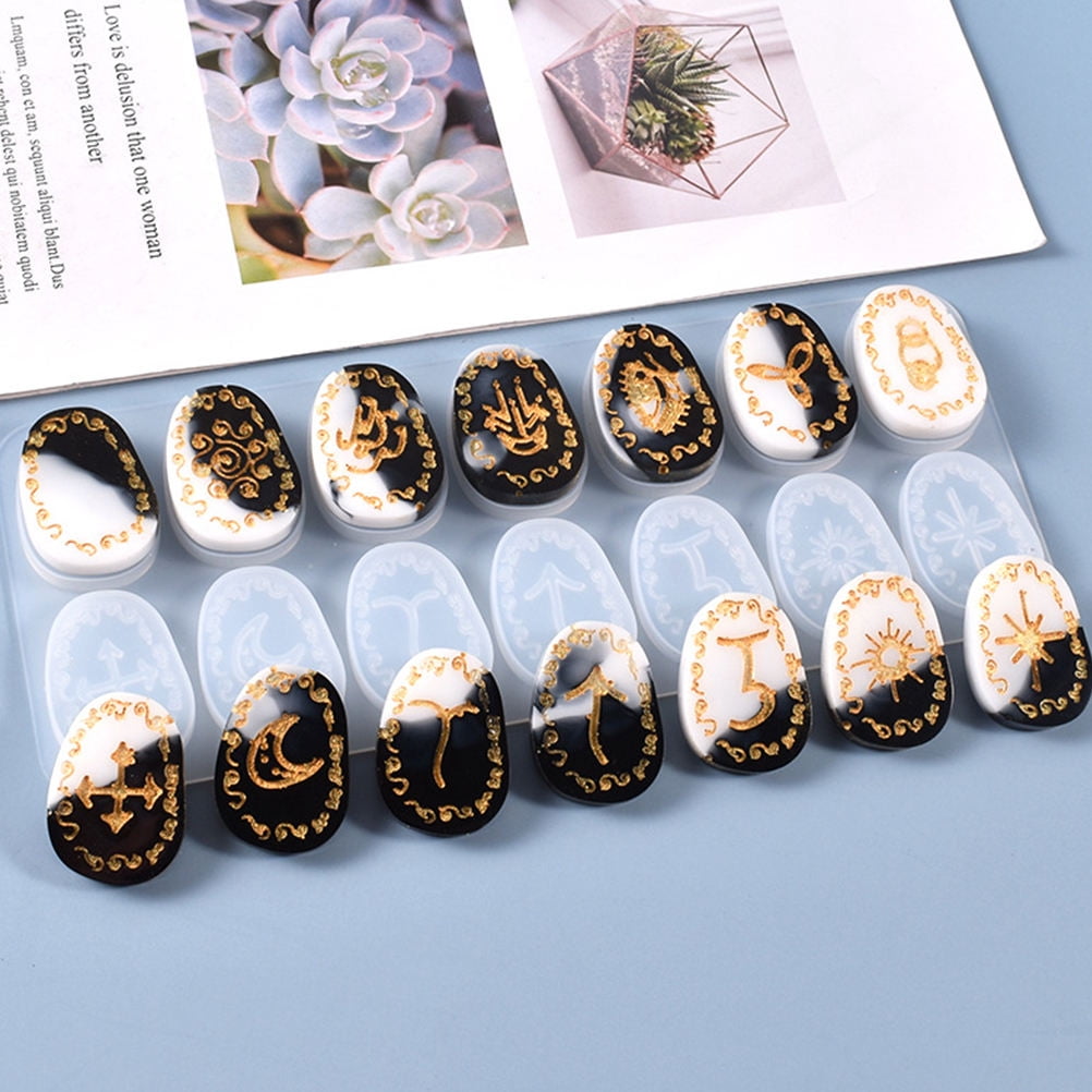 BESTYASH 1Pcs Craft Mold for Resin Jewelry Casting DIY Epoxy Mold White ...