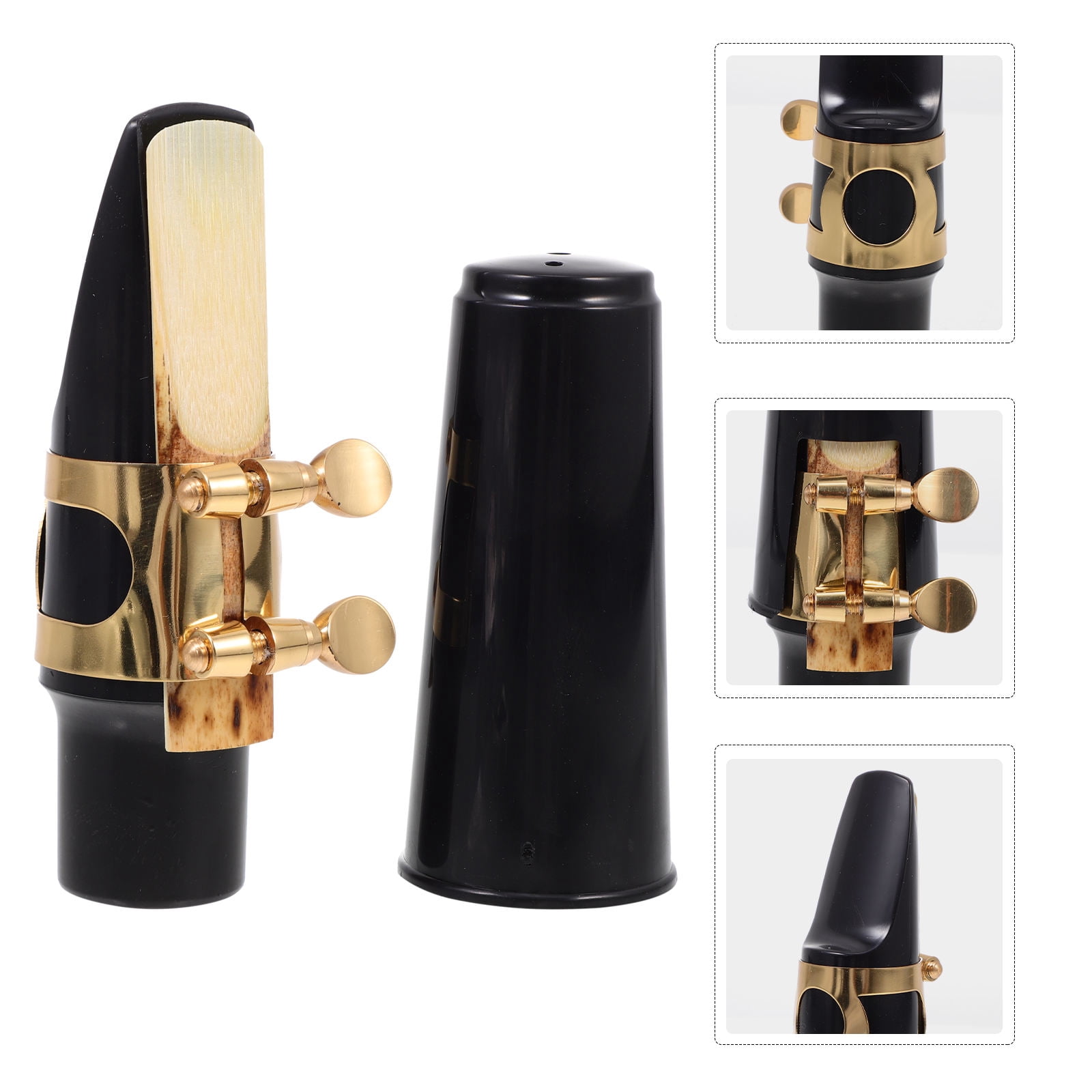BESTYASH 1Set Alto Saxophone Kit with Plastic Ligature Reed Cushions ...