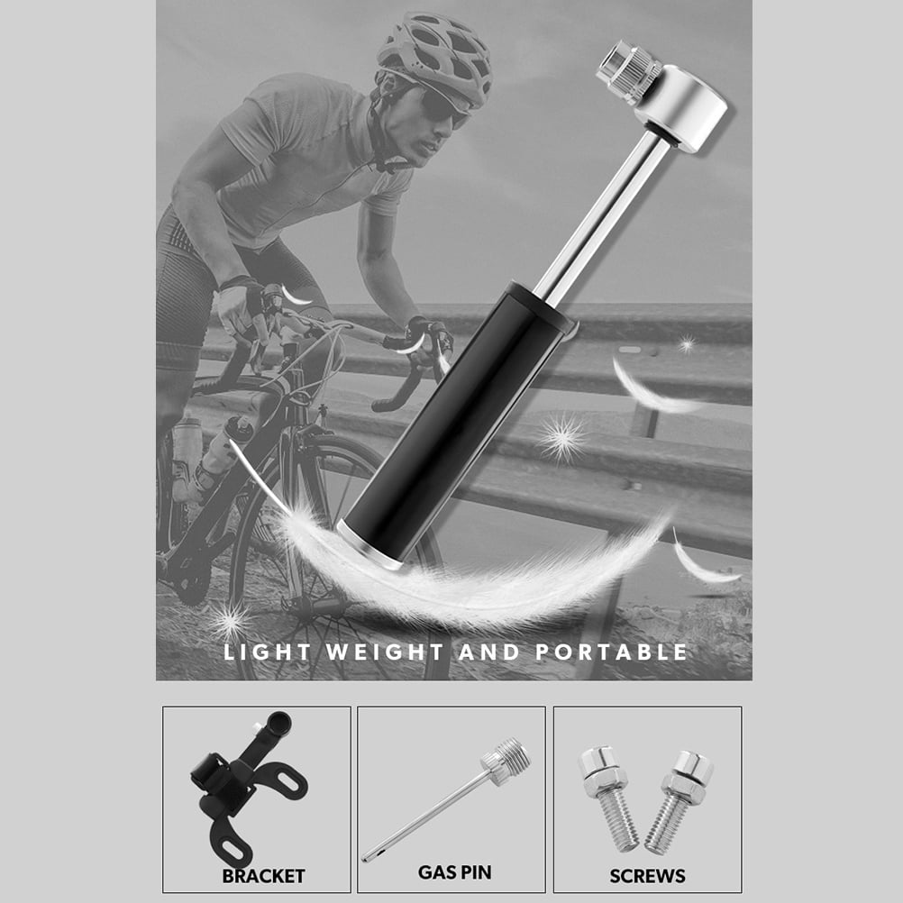 BESTYASH 1Set Bike Tire Inflator Durable Aluminum Alloy Manual Pump for ...