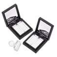 BESTYASH 1Set Black Refillable Makeup Tray Empty Palette for Eyeshadow ...
