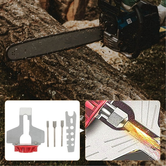 BESTYASH 1Set Chainsaw Sharpening Attachment Kit for Oil Air Manual ...