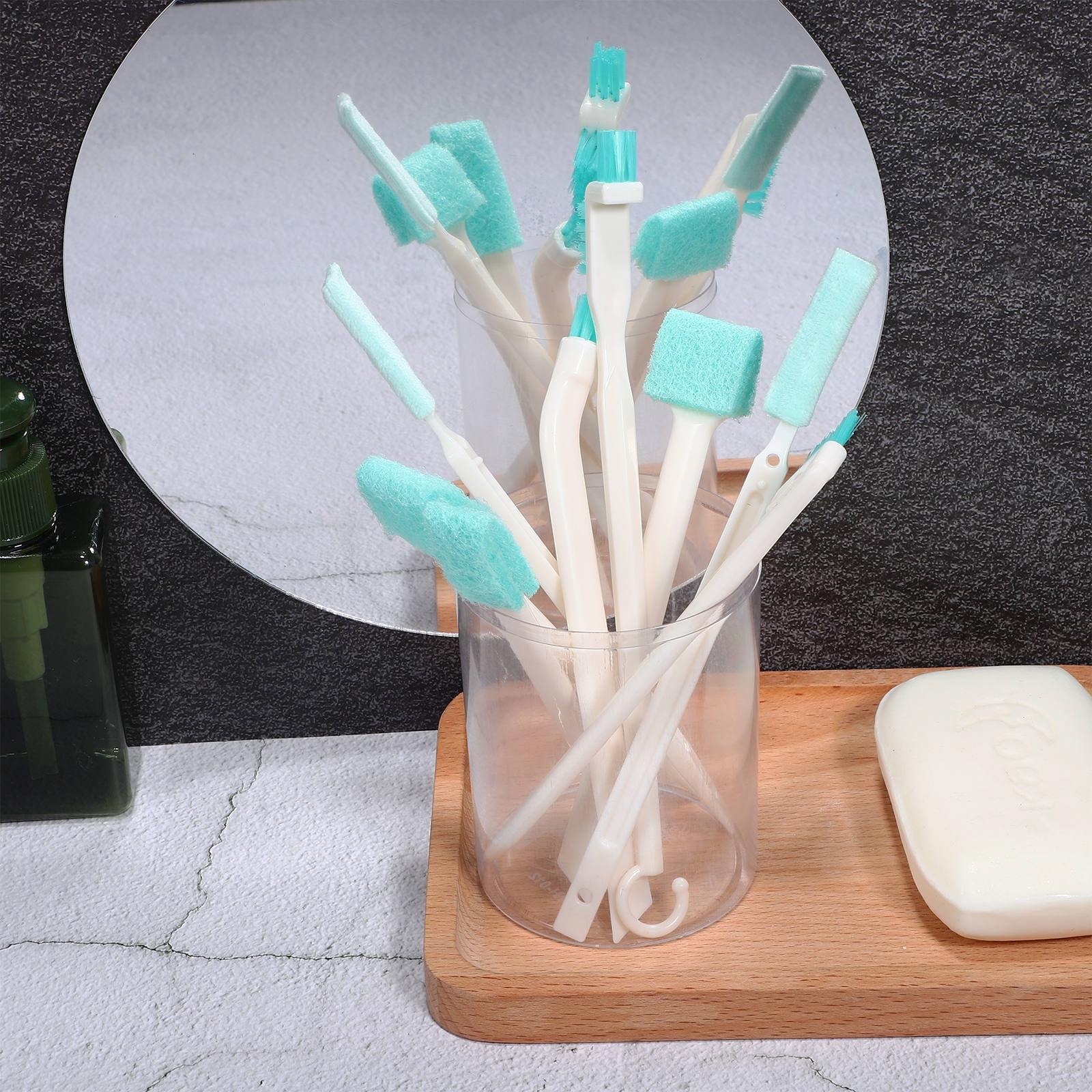 BESTYASH 1Set Cleaning Brush Set for Household Use with Bristles and ...