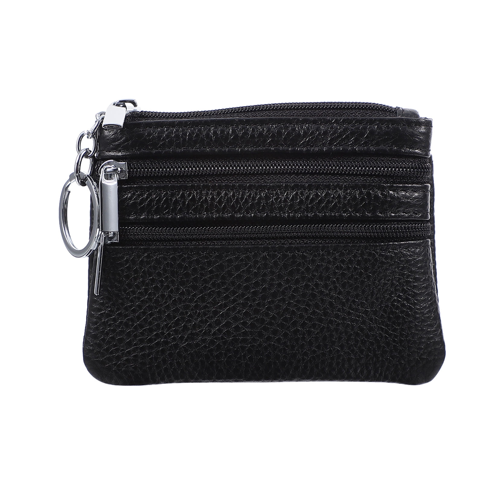 BESTYASH Black Purse Wallet with Key Chain for Women, Daily Use Compact ...