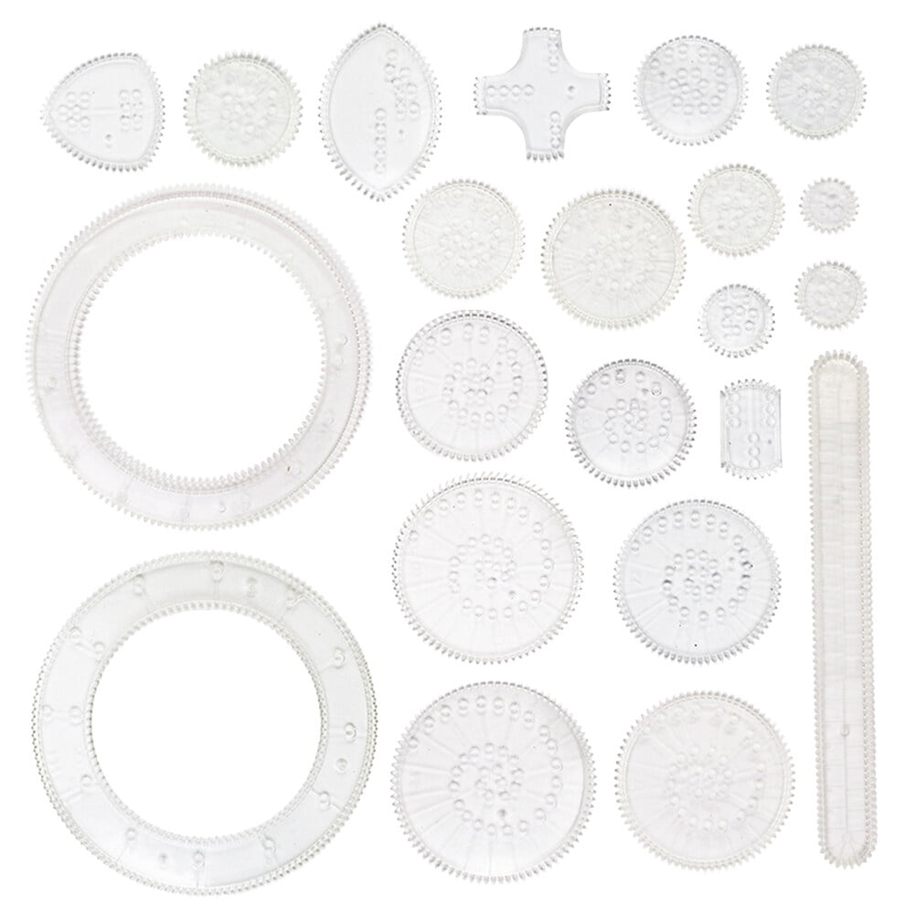 BESTYASH 1Set Durable Transparent Painting Ruler Set with Interlocking ...