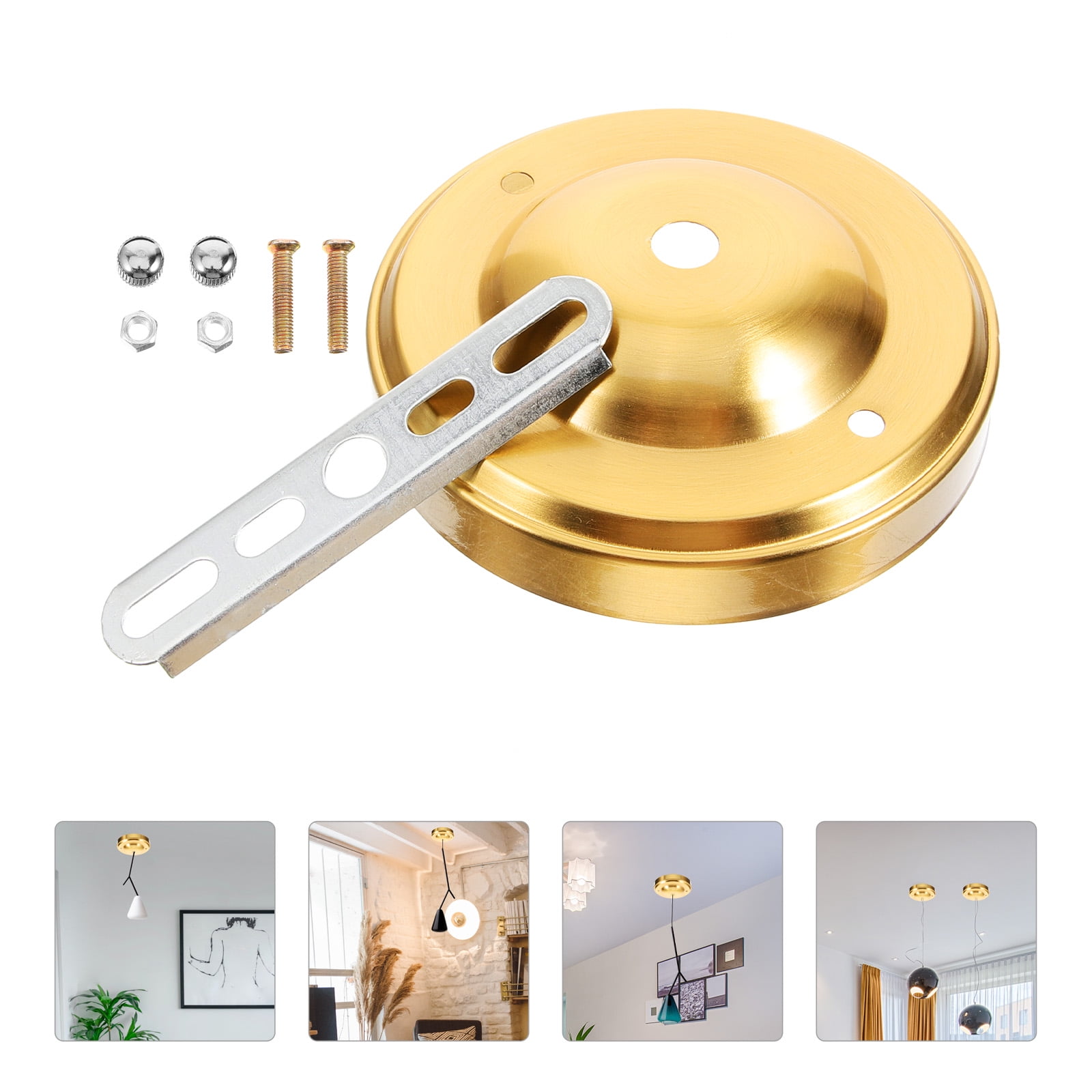 BESTYASH 1Set Vintage Iron Ceiling Cover Plate Light Fixture Mounting ...