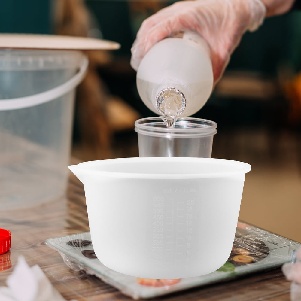 BESTYASH 1Set Epoxy Resin Mixing Cup and Silicone Stir Sticks Kit ...
