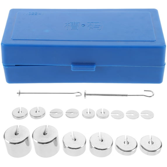 BESTYASH 1Set Laboratory Slotted Weight Set with Hanger for Accurate ...