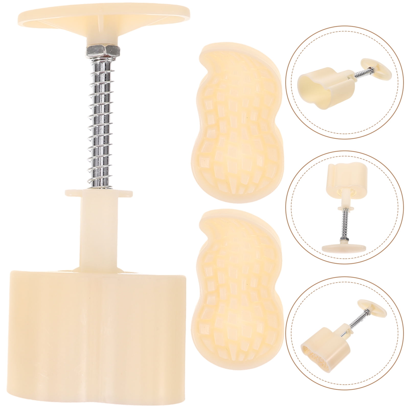 BESTYASH 1Set Practical Moon Cake Mold Plastic Baking Tool with Wear ...