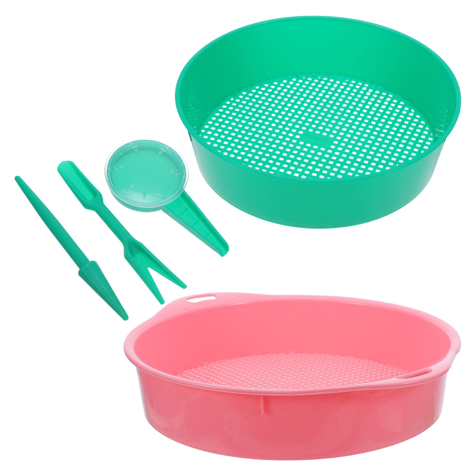 BESTYASH 1Set Seed Planter Tool with Soil Sifter and Transplanting ...