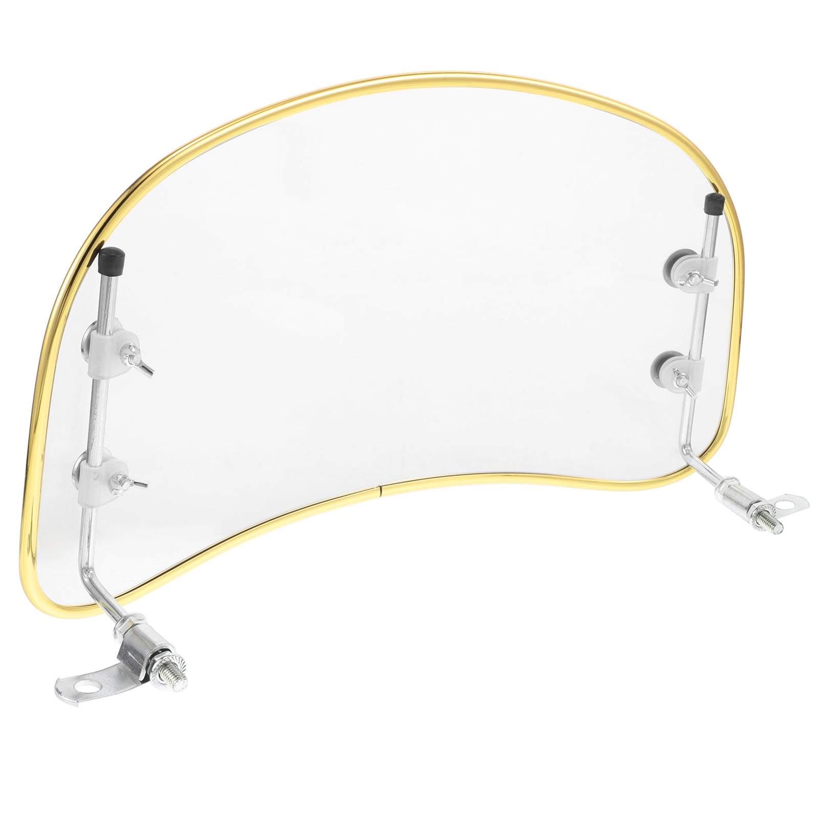 BESTYASH 1Set Transparent Windshield Set with Retro Design for Motorcycle Scooter and Electric ...