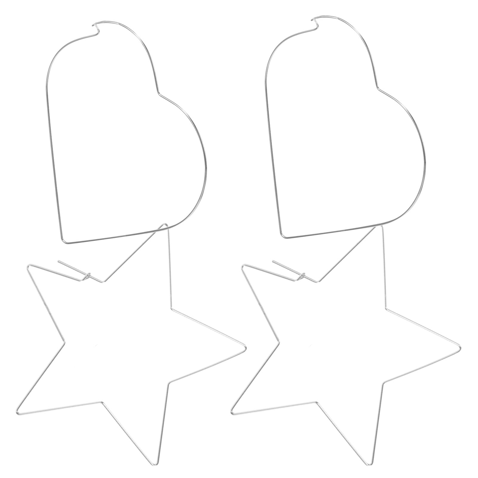BESTYASH 2 Pairs Ear Jewelry for Women Simple Style Heart Shape Ear ...