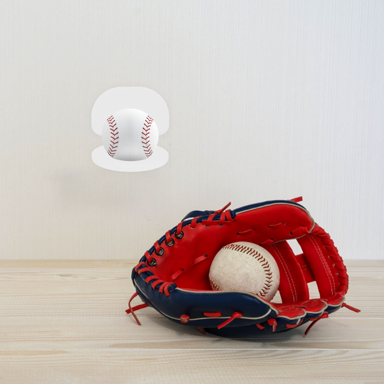 BESTYASH 2 Pcs Acrylic Baseball Display Holder for Baseball Wall Decor ...