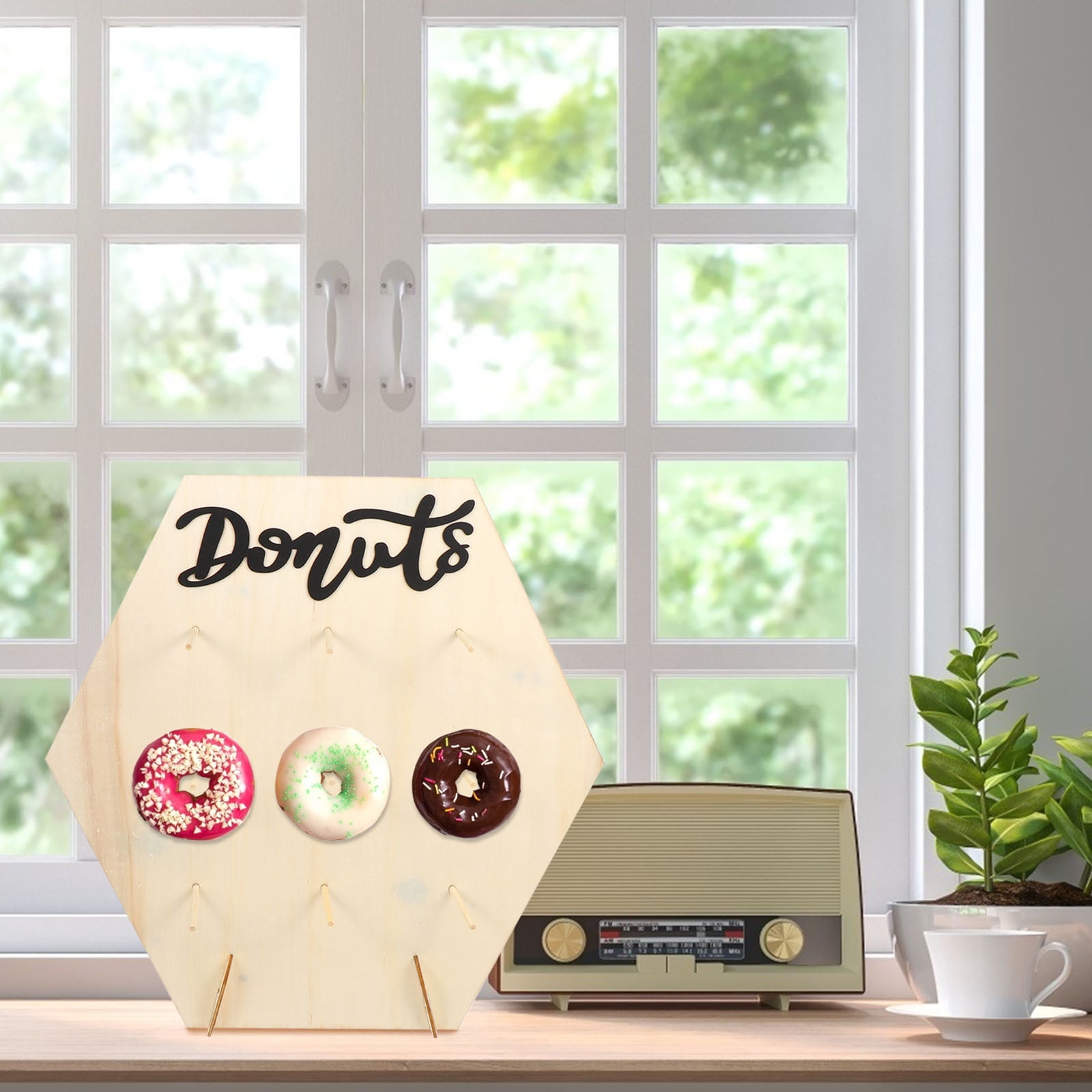 BESTYASH 2 Sets Donuts Storage Stand Synthetic Material Donut Display ...