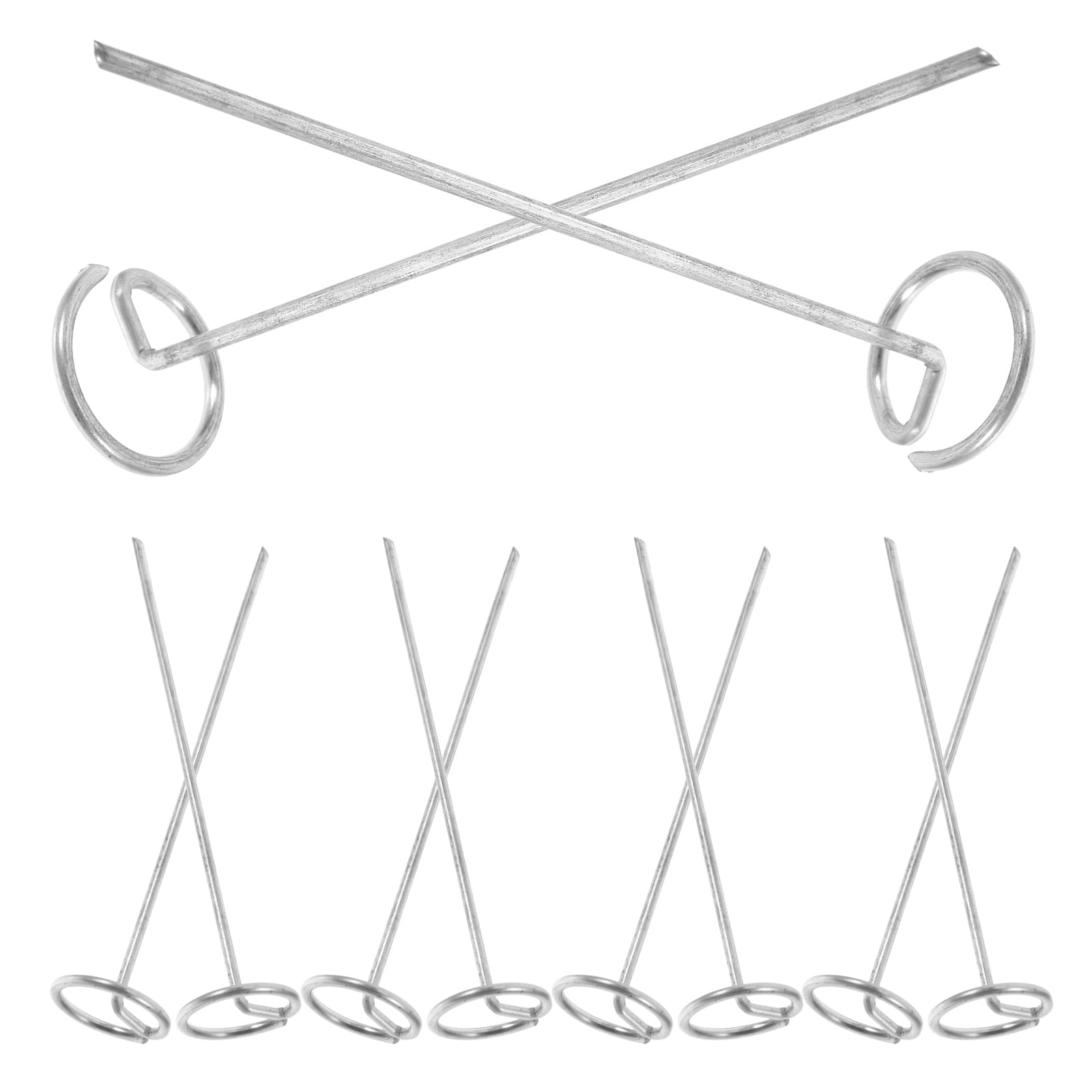 BESTYASH 20 Pack Heavy Duty Steel Garden Stakes for Landscaping Easy ...
