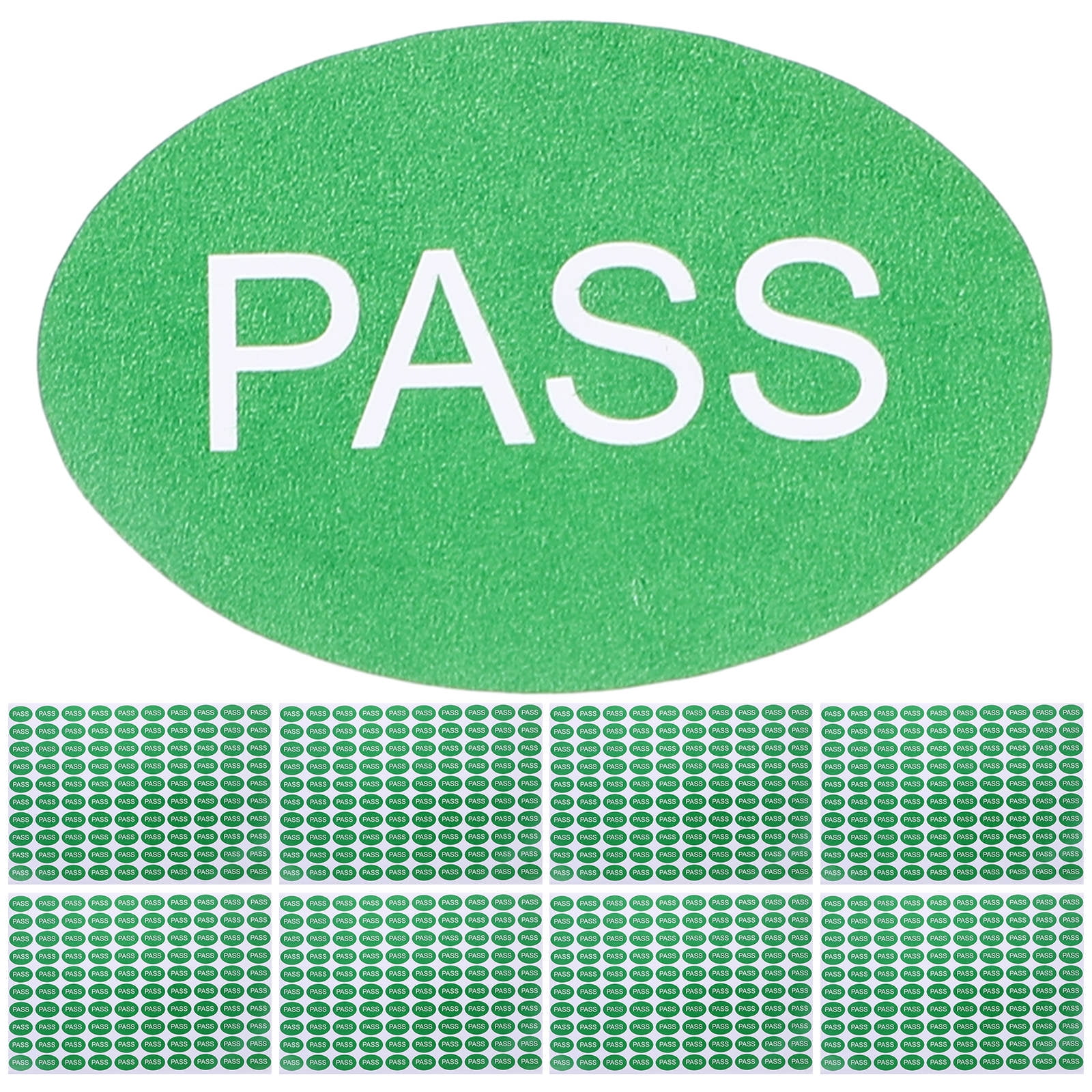 BESTYASH 2000Pcs Green Qc Passed Stickers Adhesive Warehouse Quality ...