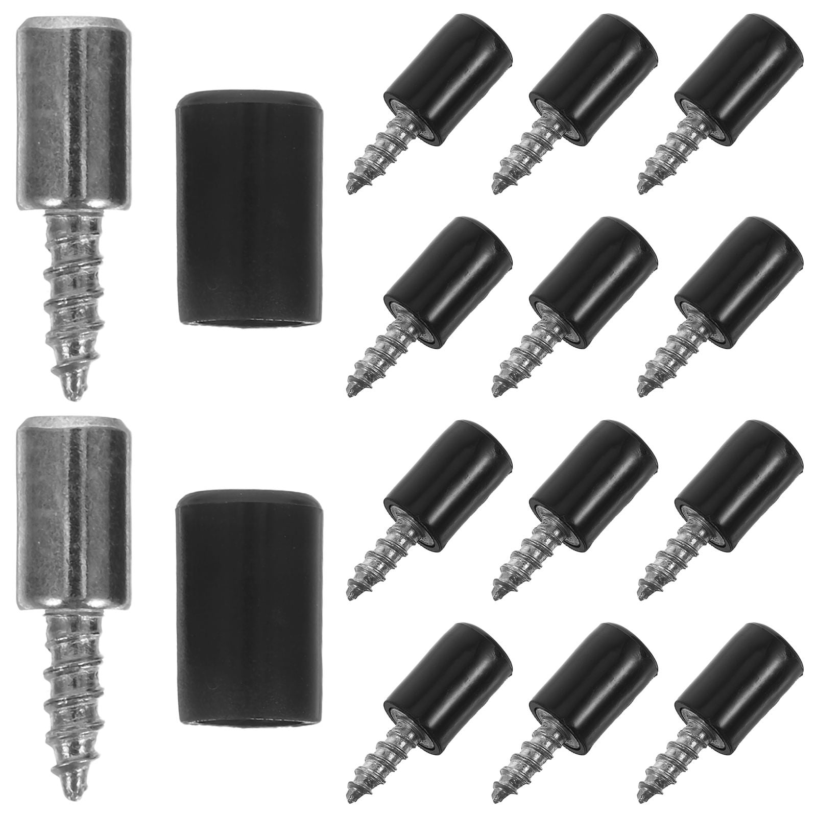 BESTYASH 200Pcs Black Shelf Pins with Antislip Sleeves for Adjustable ...