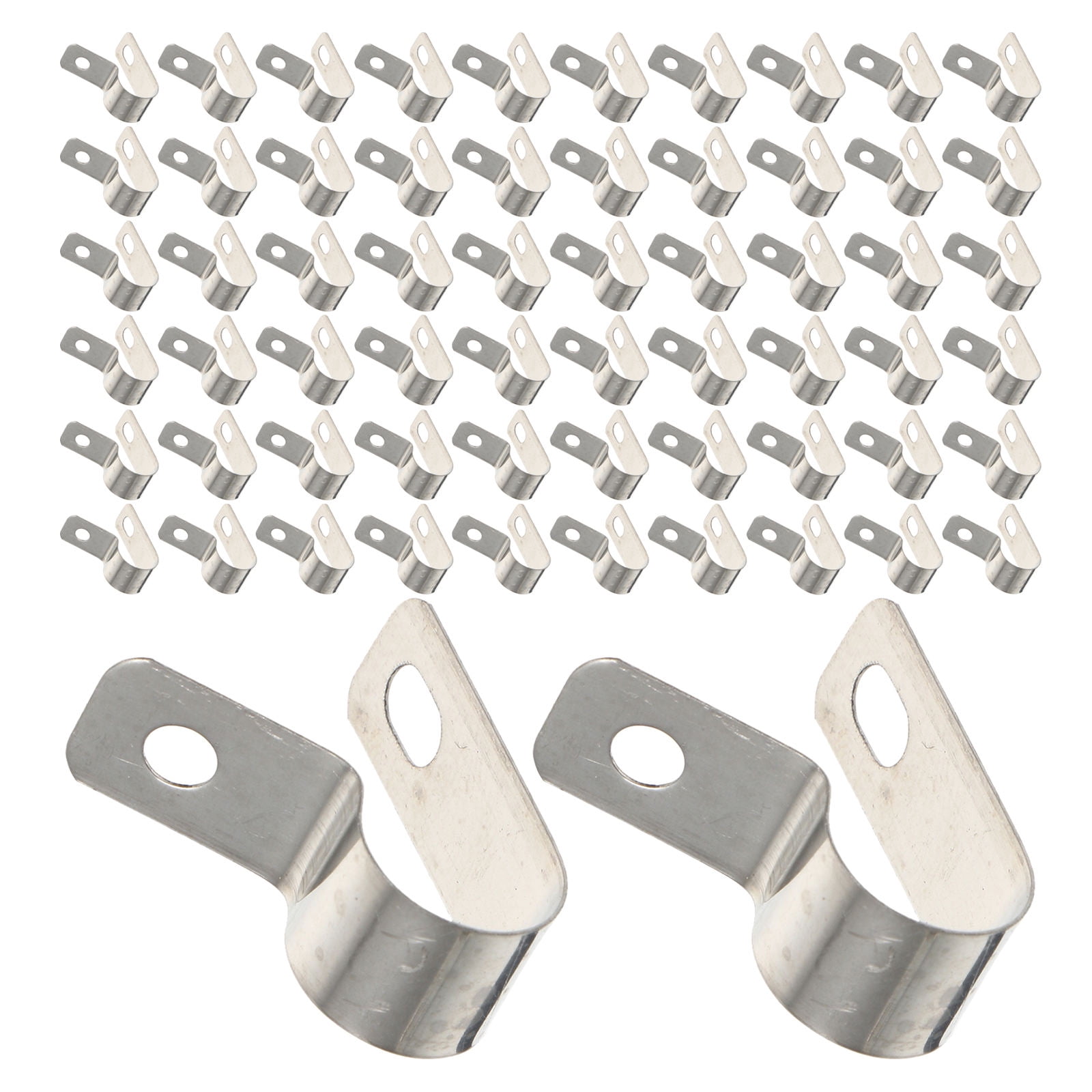 BESTYASH 200Pcs Stainless Steel R Type Cable Clips for Home Office ...