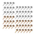 BESTYASH 200Pcs Two-Legged Nailhead Alloy Rivets Assorted Colors for ...