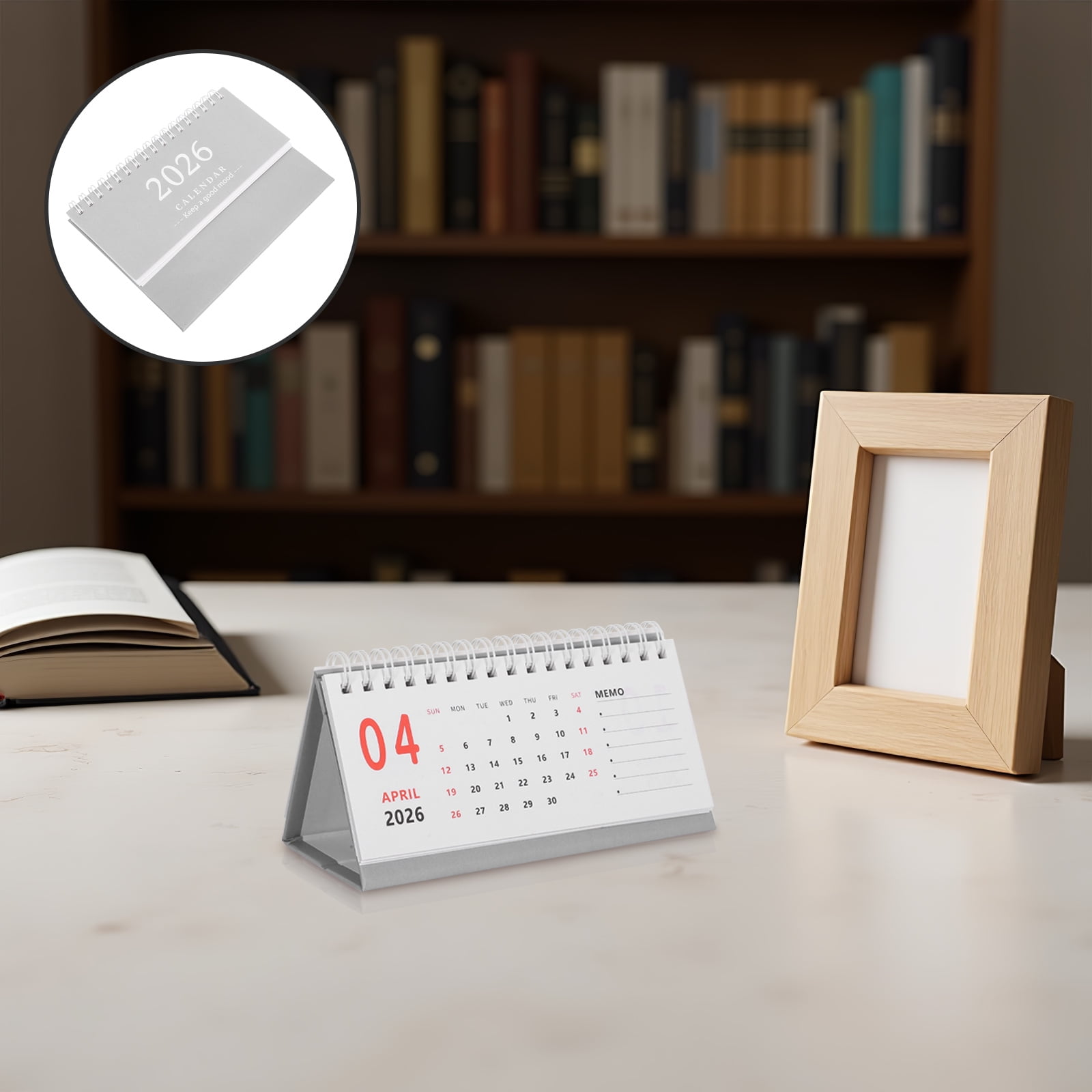 BESTYASH 2026 Office Desktop Calendar Saving Standing Flip Planner for ...