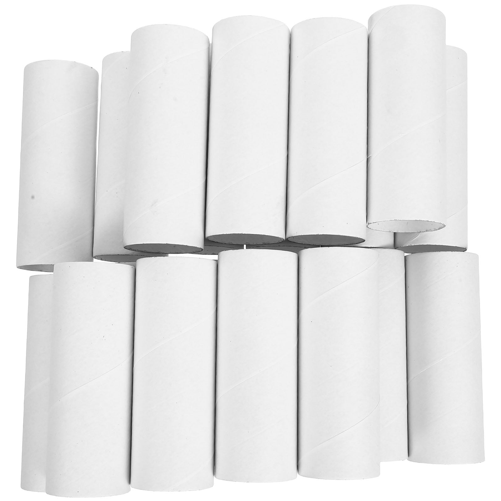BESTYASH 20Pcs White Cardboard Craft Tubes Versatile Paper Rolls for ...