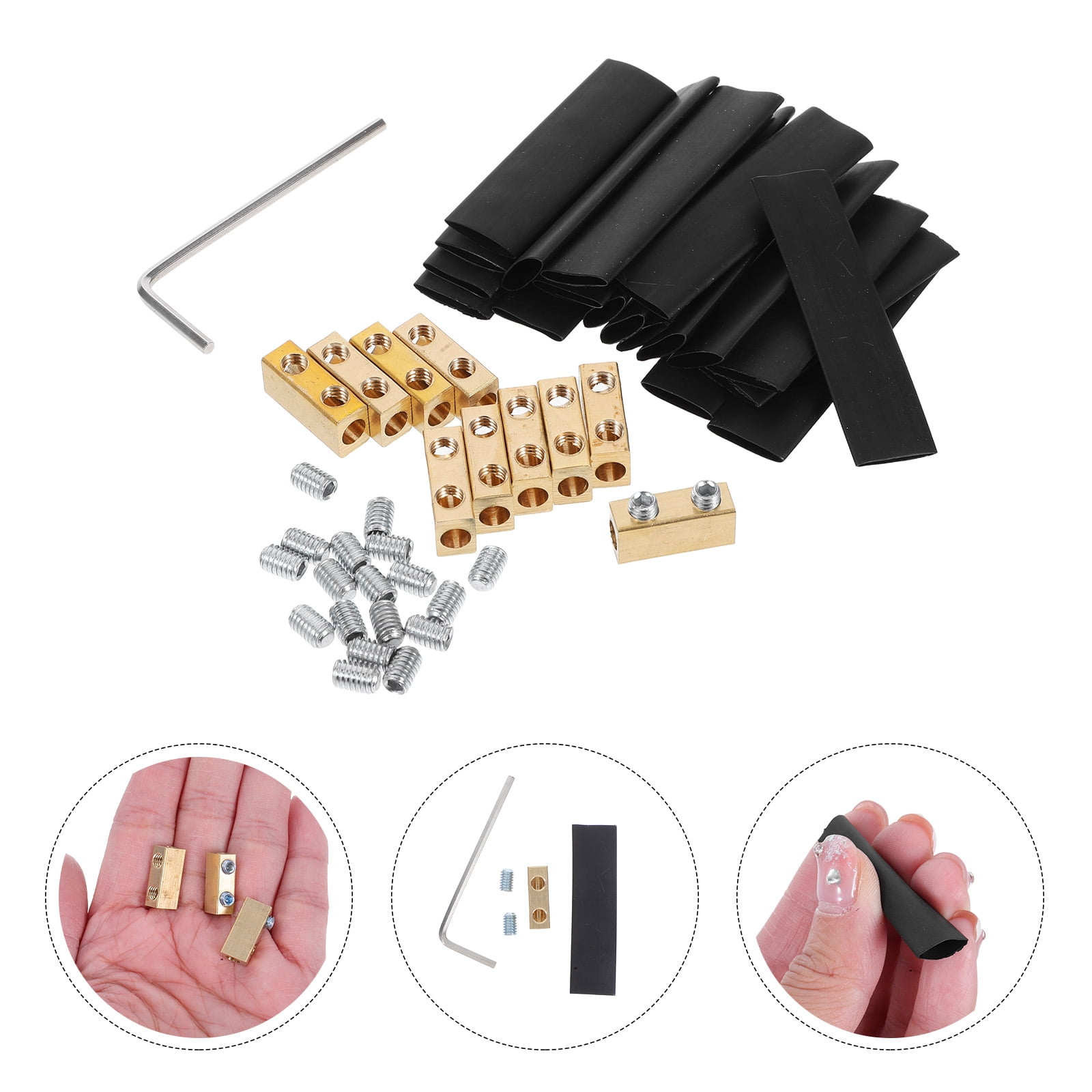 BESTYASH 20Pcs Golden Copper Wire Splice Connectors Quick Connect ...