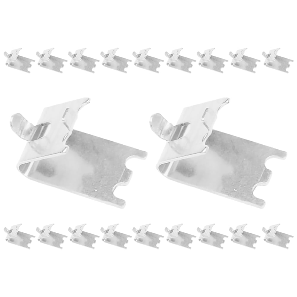 BESTYASH 20Pcs Refrigerator Shelf Clips Metal Support Clamps for ...