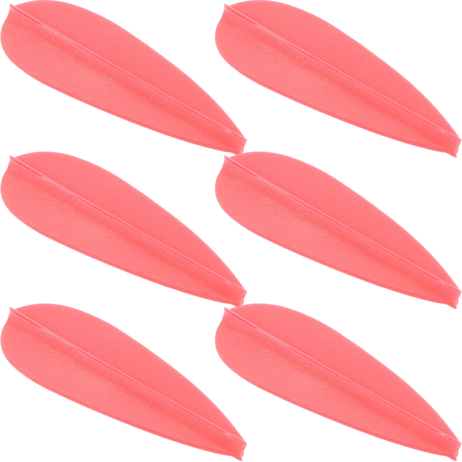 BESTYASH 20Pcs Reusable Red Arrow Vanes Plastic Fletchings for Archery ...