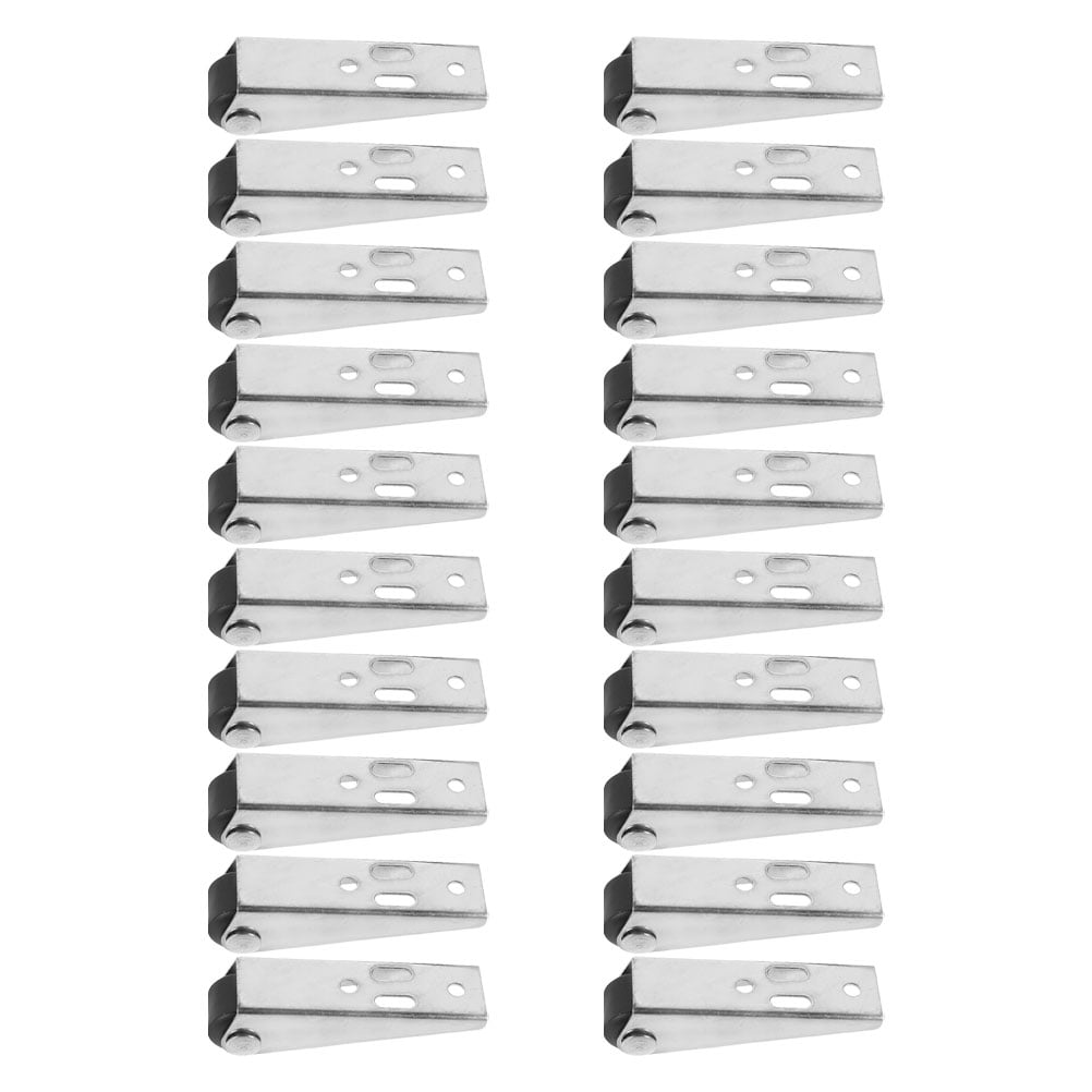 BESTYASH 20Pcs Sliding Door Bottom Wheels Plated Silver Heavy Duty Anti ...