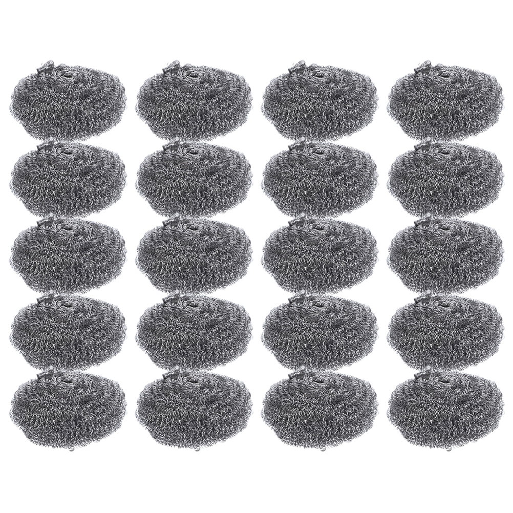 BESTYASH 20Pcs Stainless Steel Metal Scrubber Set for Kitchen Pot Pan ...