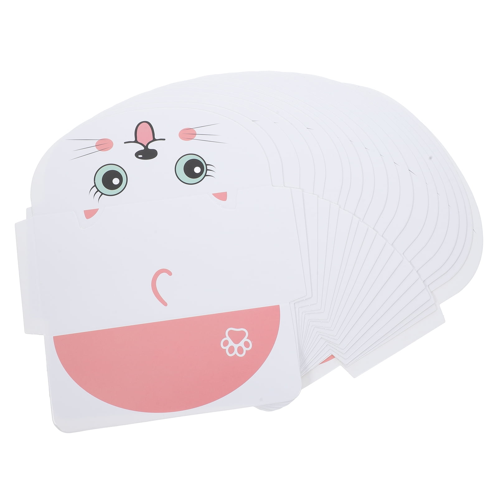 BESTYASH 20pcs Pink Cartoon Design Blank Greeting Cards With Envelopes ...