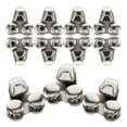 BESTYASH 20pcs Shoelace Clips Silver Alloy Boot Hooks For Repair For ...